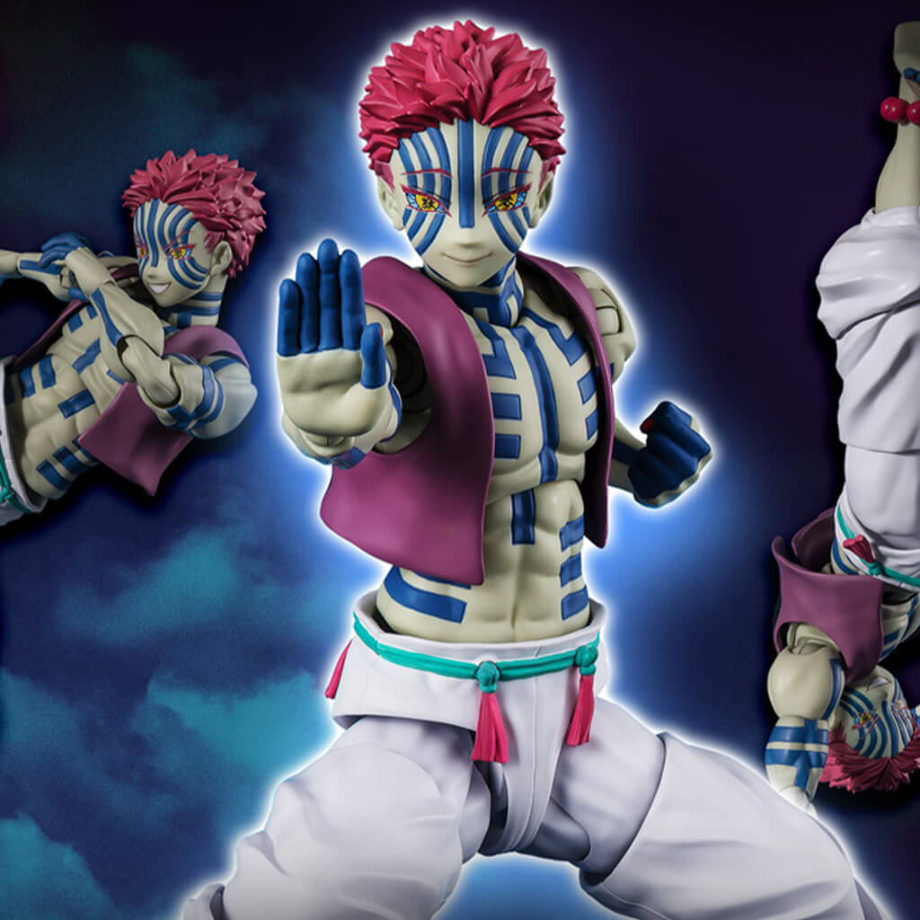 Figurine Akaza S.H. Figuarts 14,5 cm – Demon Slayer | Japandco