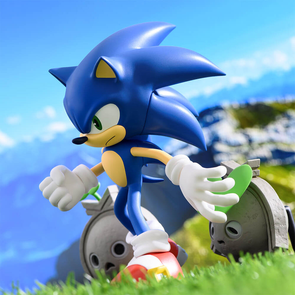 Figurine Sonic 10 x 14 cm – Jeux Vidéo | Japandco
